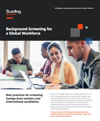 Background Screening For a Global Workforce whitepaper